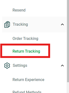 What is return tracking?